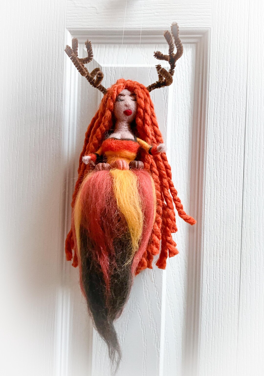 Mabon Harvest Abundance Goddess. Autumn Equinox Wool Goddess. Second ...