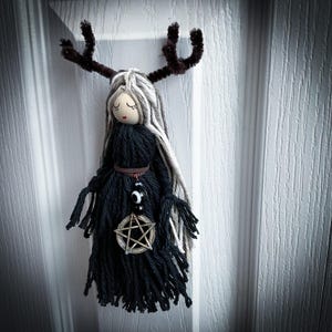 Samhain Goddess of the Ancestors. Thin Veil Yarn Doll Goddess. Ancestor ...