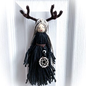 Samhain Goddess of the Ancestors. Thin Veil Yarn Doll Goddess. Ancestor ...