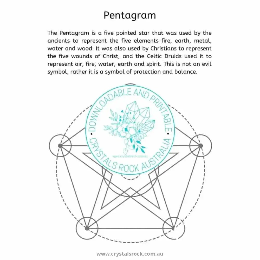 Sacred Geometry Crystal Grid Guide - Etsy