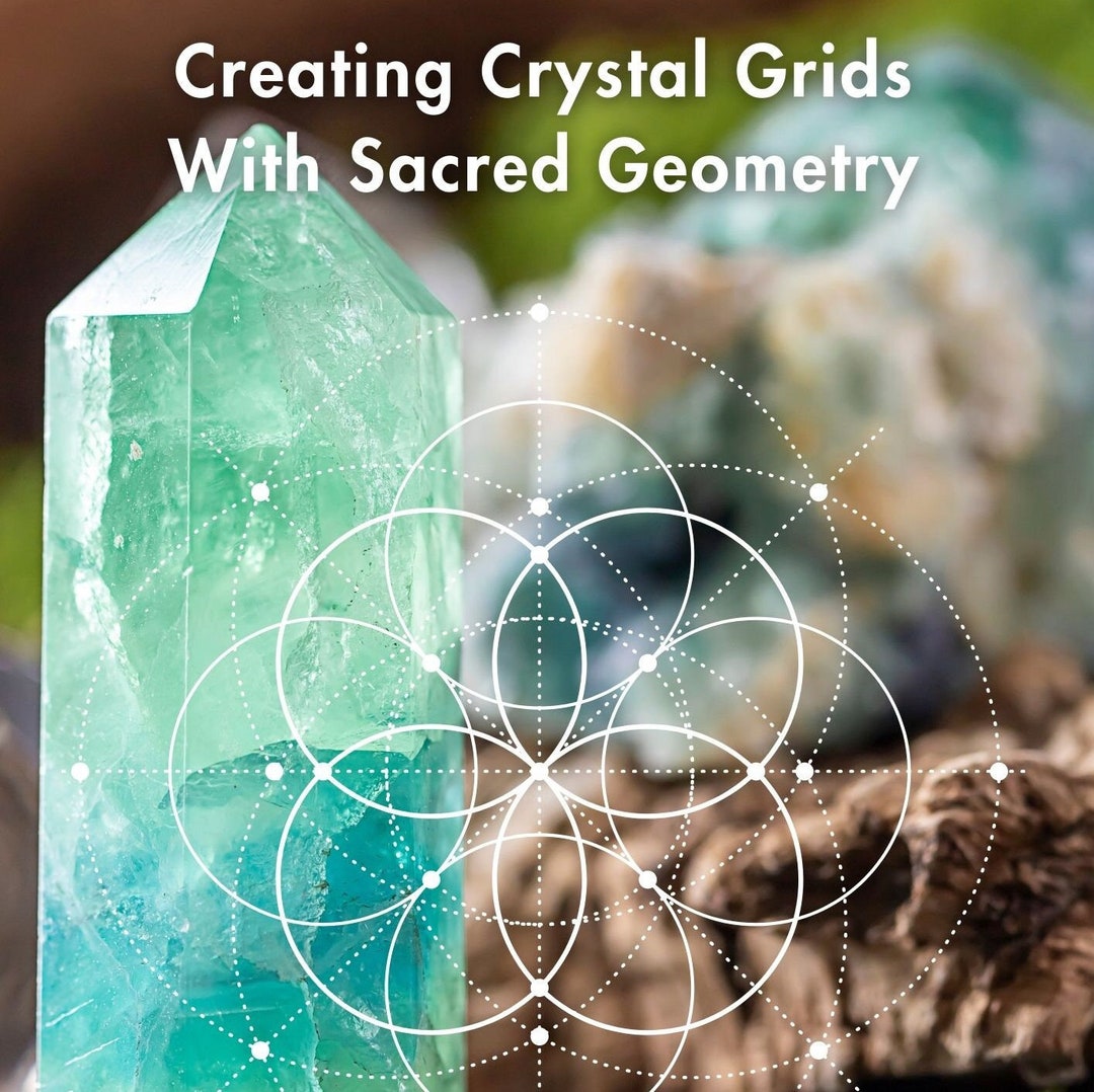 Sacred Geometry Crystal Grid Guide - Etsy