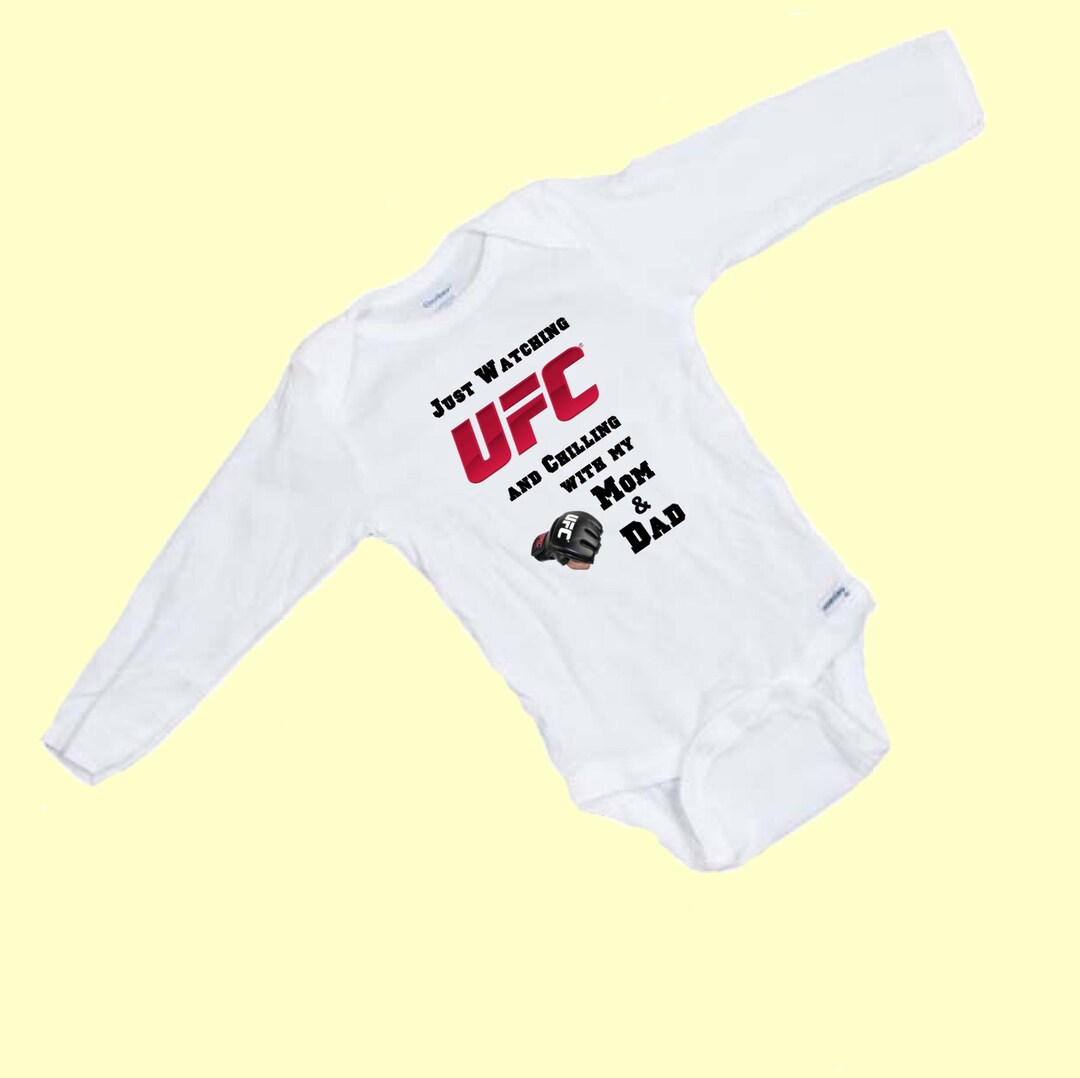 Just Watching UFC and Chilling With My Mom & Dad 100% Cotton LONG ...