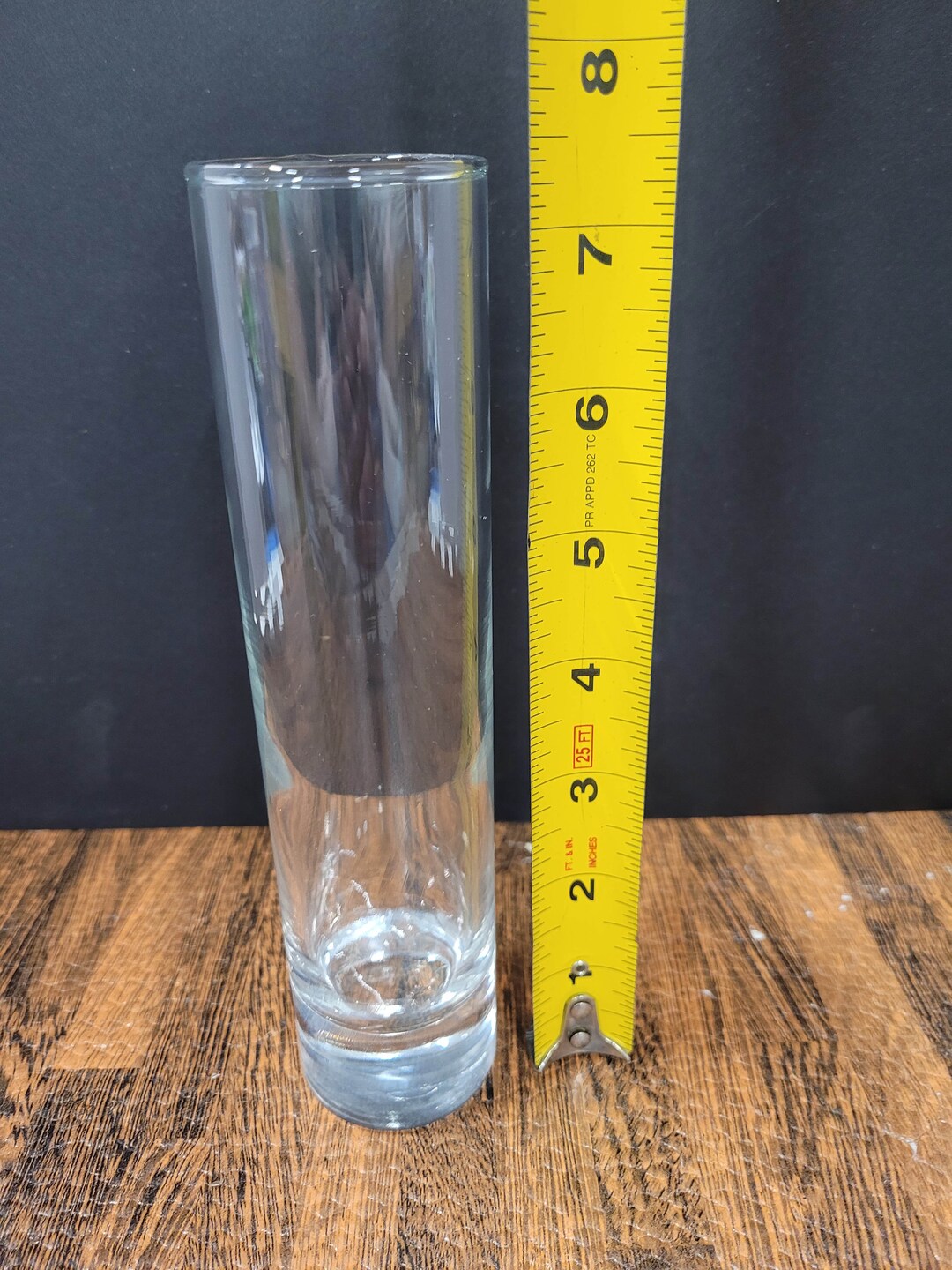 1.75" X 7.5" Tall Cylinder Shape Clear Flower Glass Vase for Indoor ...