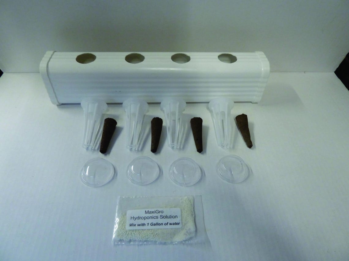 Complete Hydroponic Growing System Kratky Container Gardening System ...