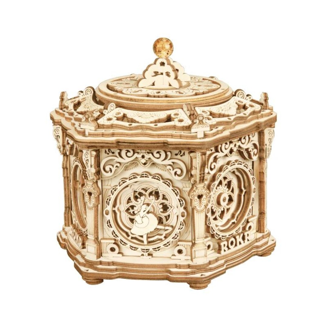 Music Secret Garden 3D Wooden Puzzle Assembly Model Building Kits Toys ...