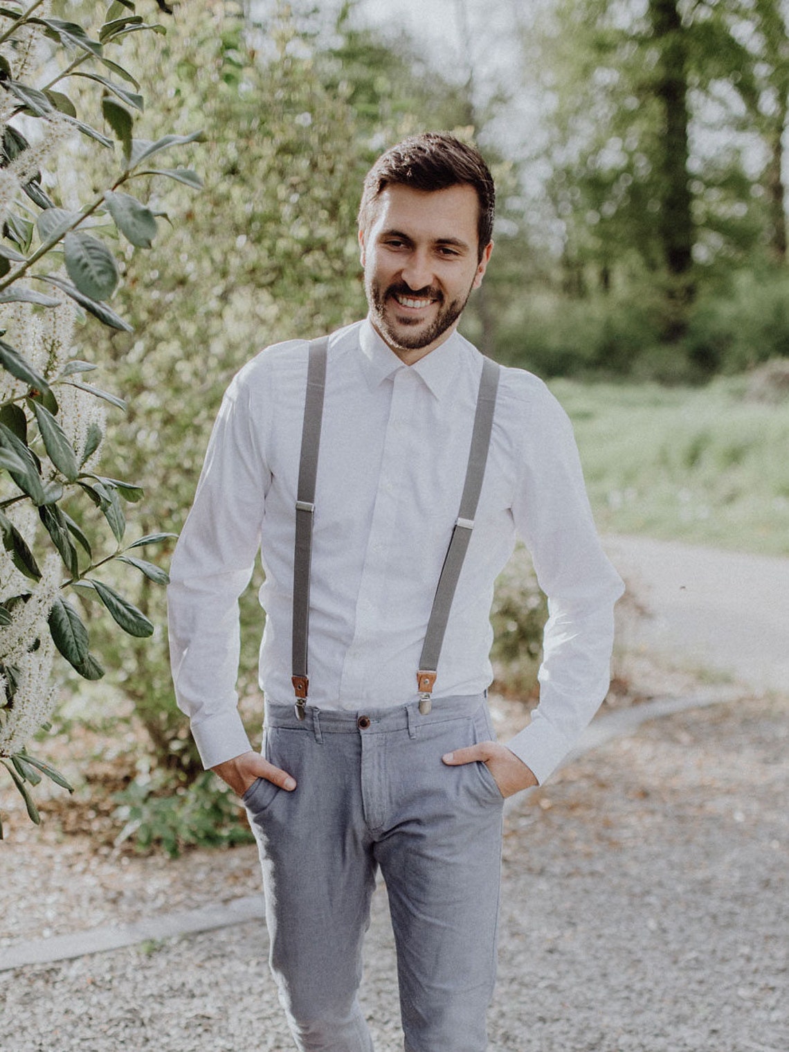 Herren Anzug Mit Hosentrager