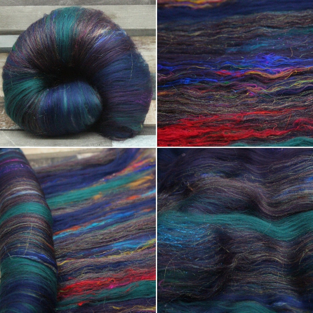 104g 3.6oz Merino Wool Roving, Art Fibre, Wool Variety Pack, Mixed ...