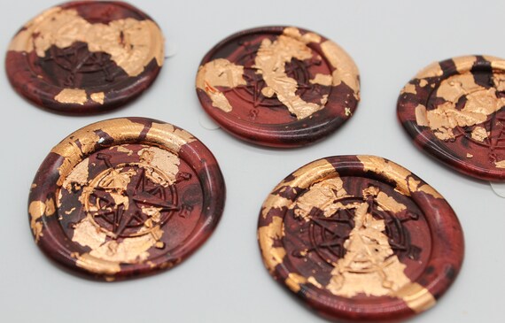 5 X Compass Adhesive Seals Seal Stickers Gift Wrapping - Etsy