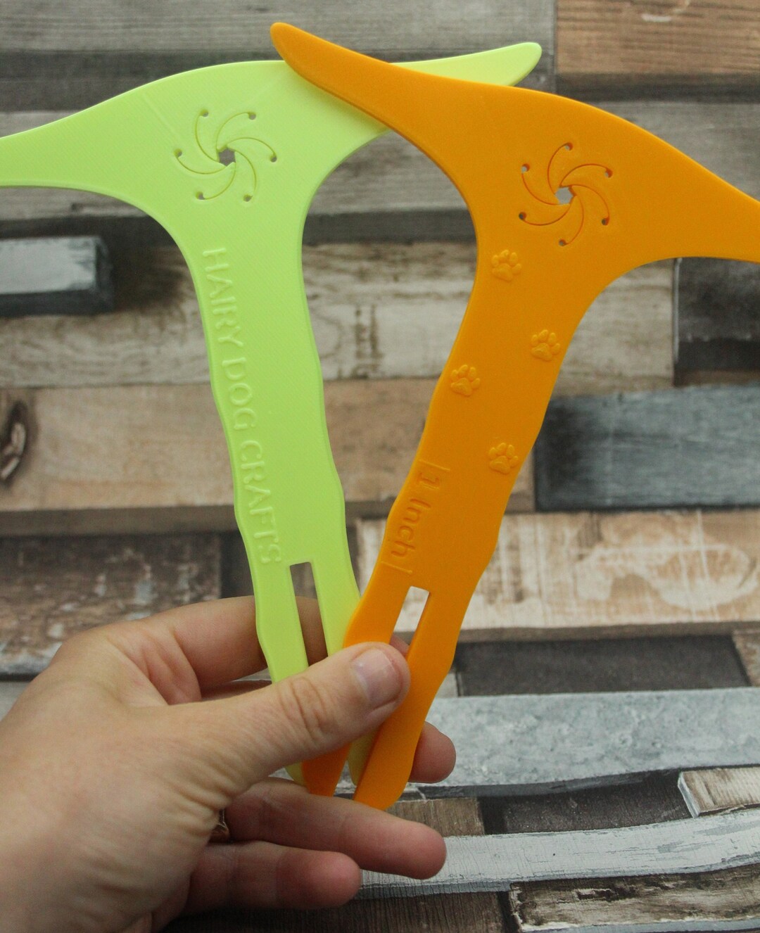 Imperfect Yellow Yard Niddy Noddy With WPI Gauge, Travel Niddy Noddy ...