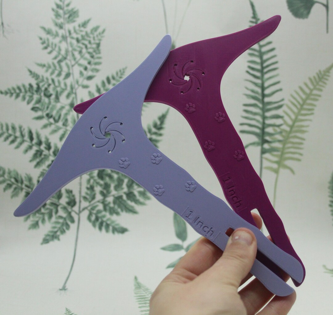 Imperfect Lilac Pink Yard Niddy Noddy With WPI Gauge, Travel Niddy ...