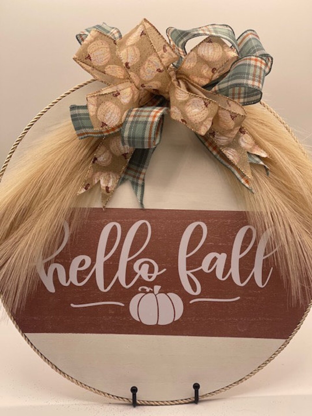 Hello Fall Door Sign Front Door Decor Home Door Sign Rustic - Etsy