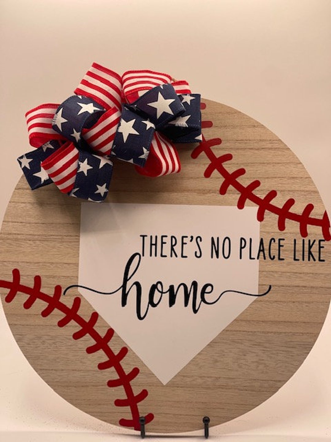 Baseball Door Sign Rustic Wood Sign Front Door Decor Door - Etsy