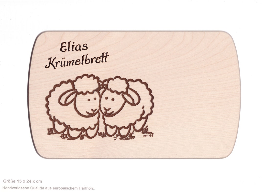 Cutting Board Sheep/sheep, Children's Breakfast Board, Snack Board ...