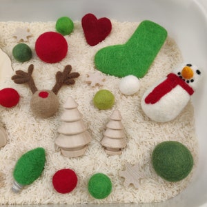 Christmas Sensory Bin/montessori Kit/educational Toys/plastic Free ...