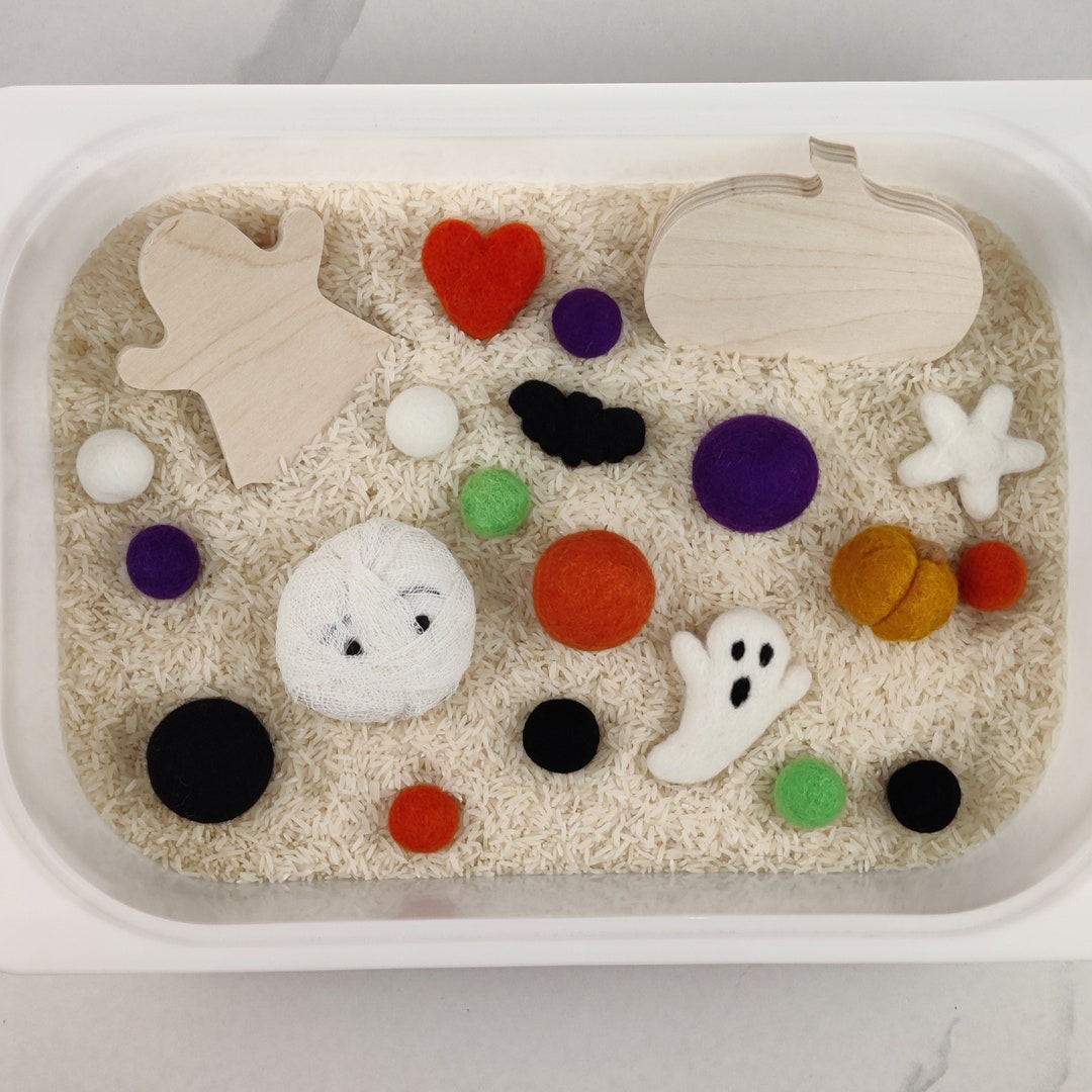 Bac sensoriel Halloween/kit Montessori/jouet manipulation ...