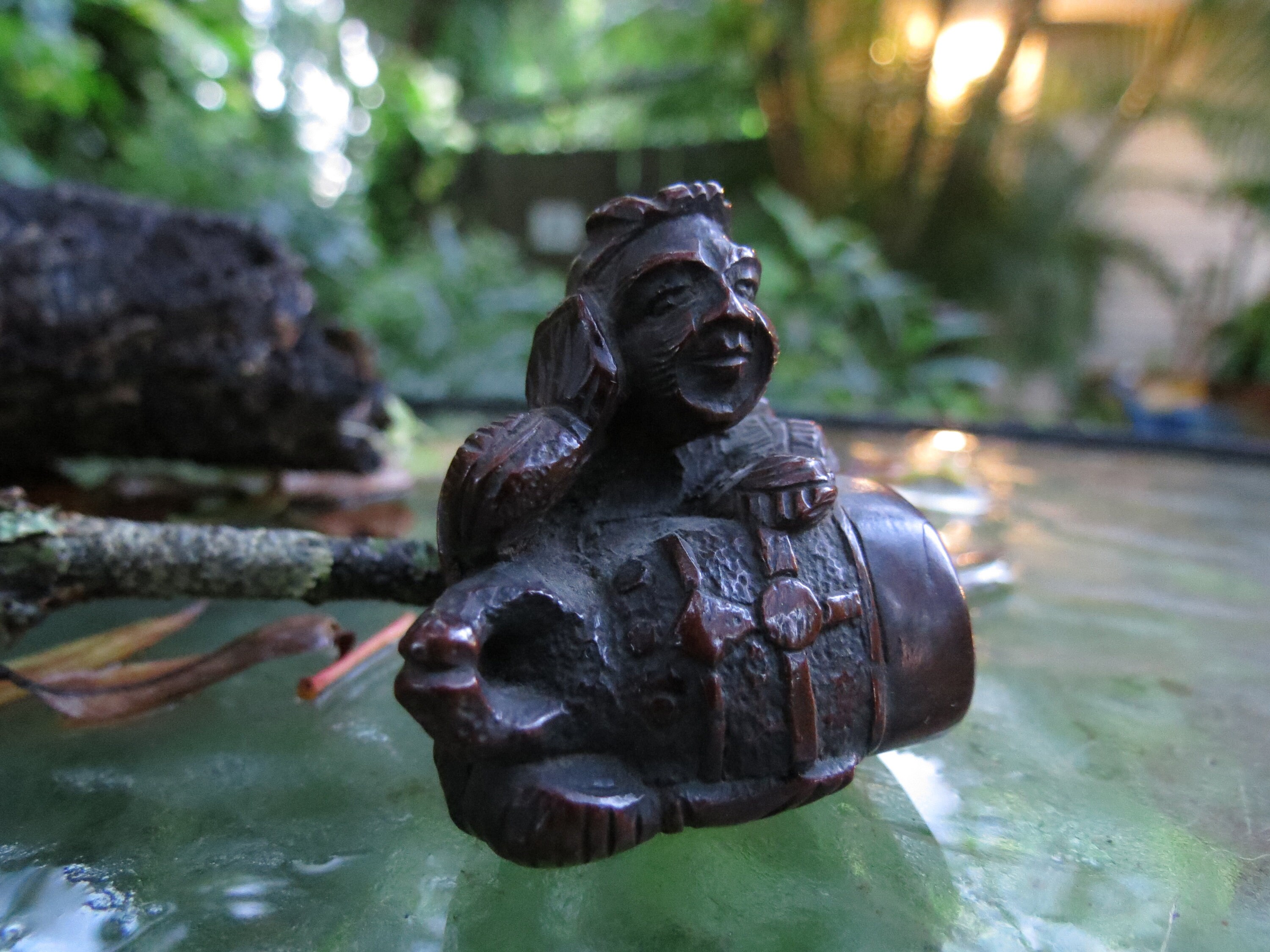 Rare Katabori Netsuke Early 19th Century Carved Wood - Etsy