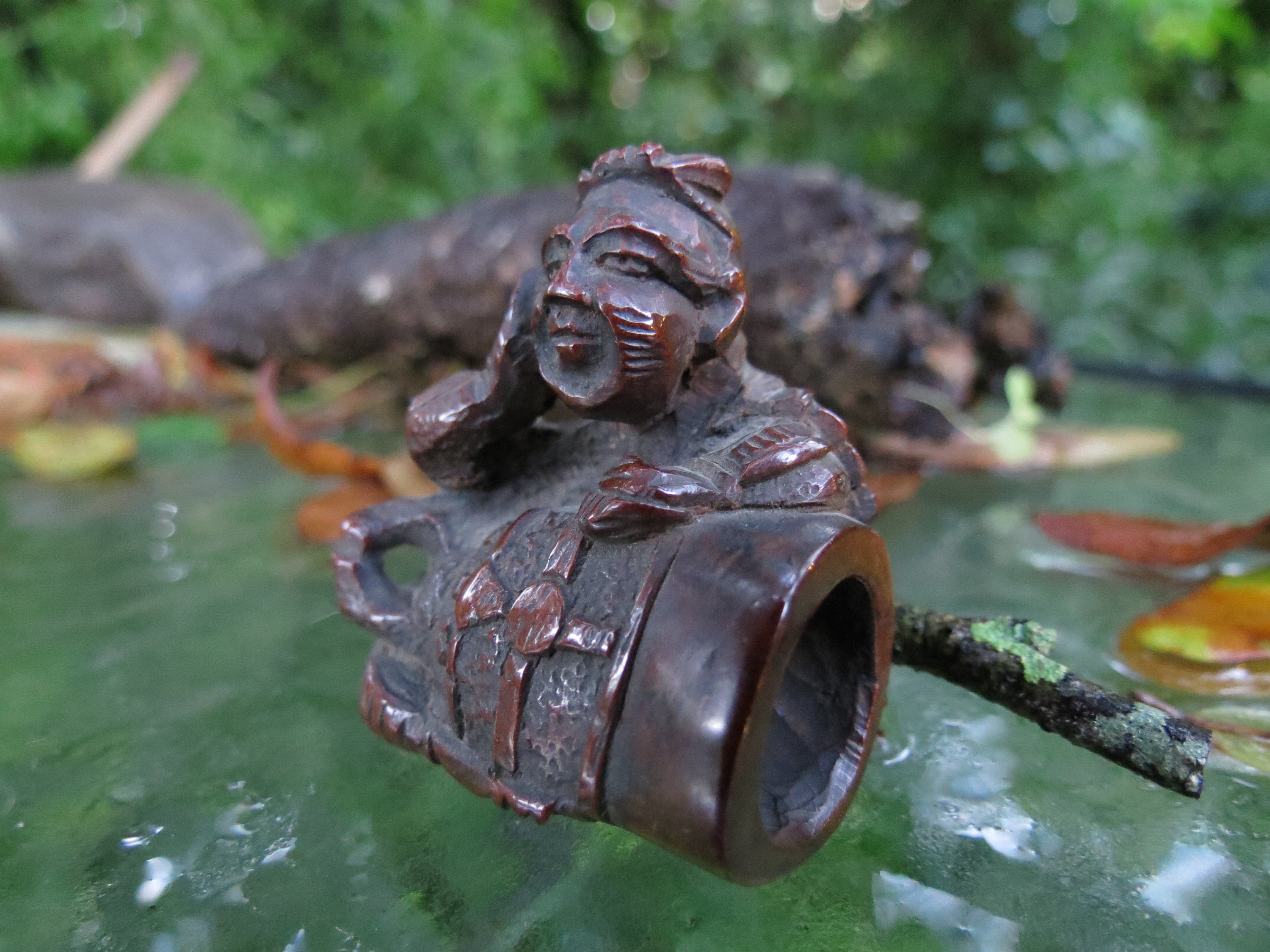 Rare Katabori Netsuke Early 19th Century Carved Wood - Etsy