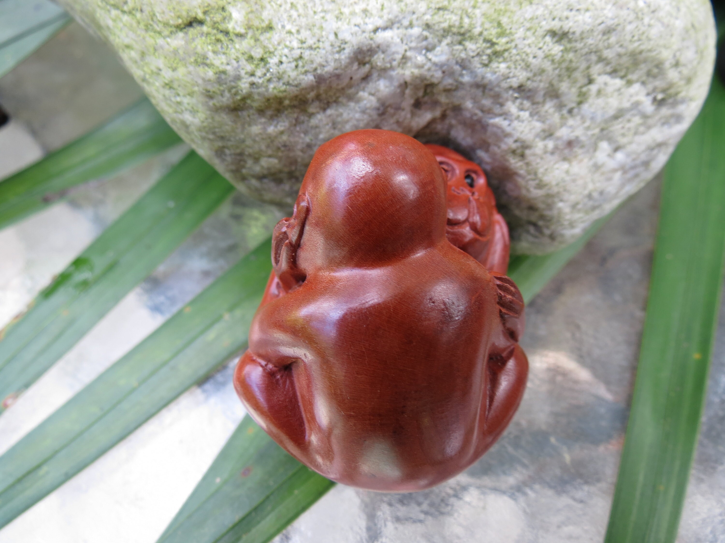 Japanese 20th Century Hugging Monkeys Netsuke Carved Sumo | Etsy