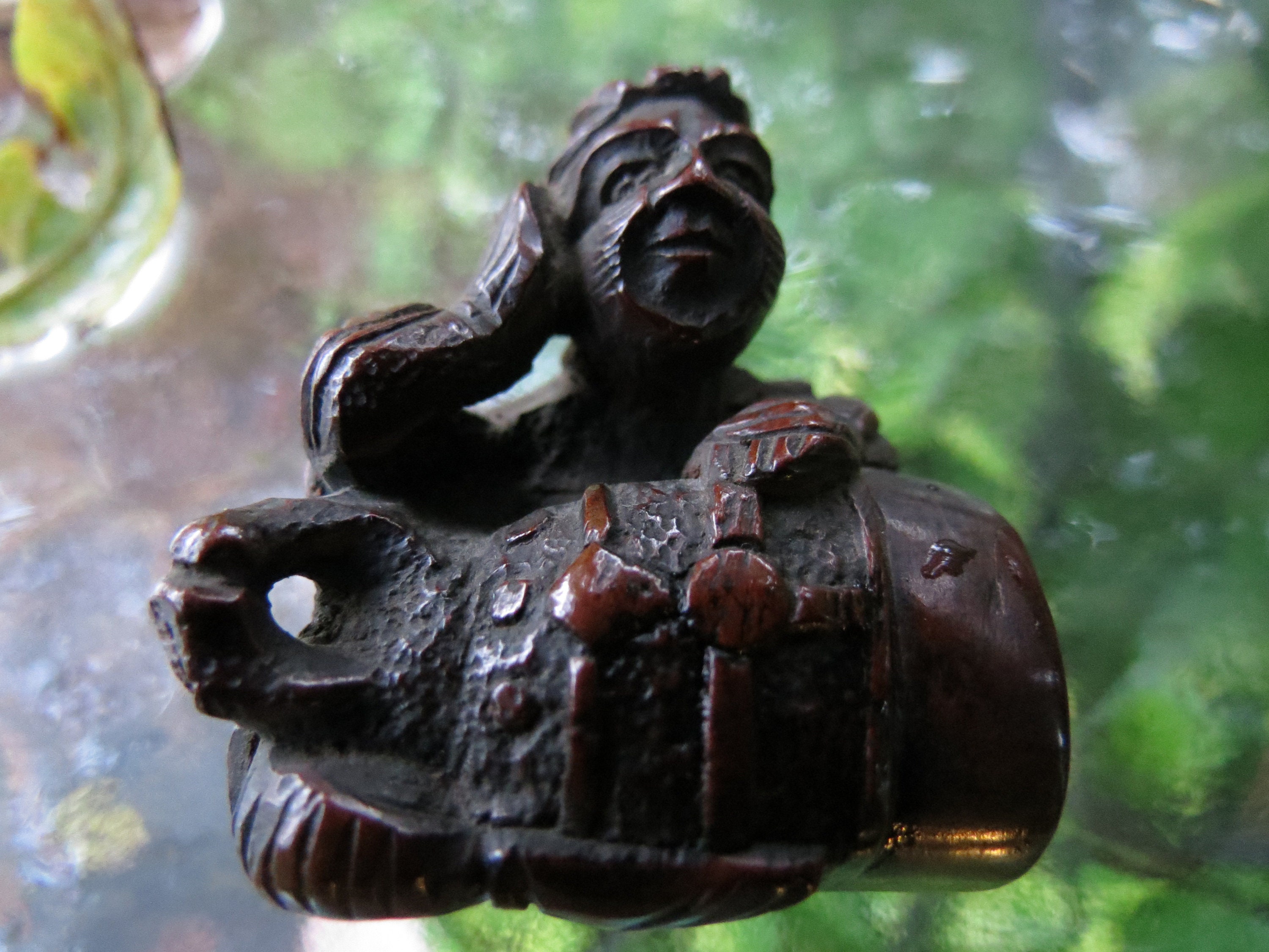 Rare Katabori Netsuke Early 19th Century Carved Wood - Etsy