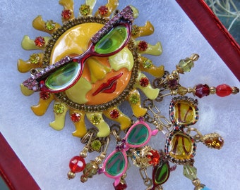 Lunch at the Ritz Angelfish Brooch LATR Enamel Angel Fish | Etsy