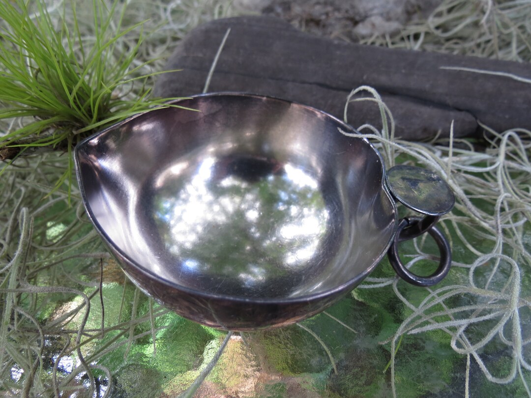 Antique Wine Tasting Cup - Silver Plate Sommelier - Great Collectible ...