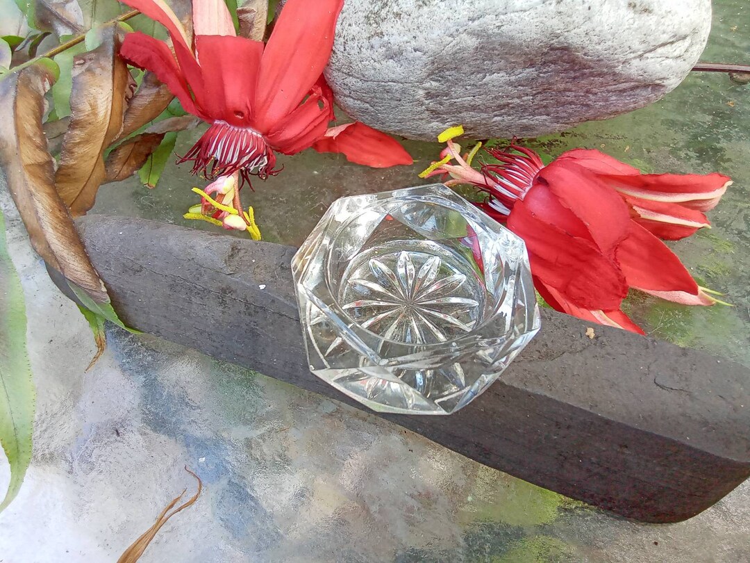 Antique Cut Crystal Salt Dip - Old Salt Cellar - Excellent Condition - Etsy