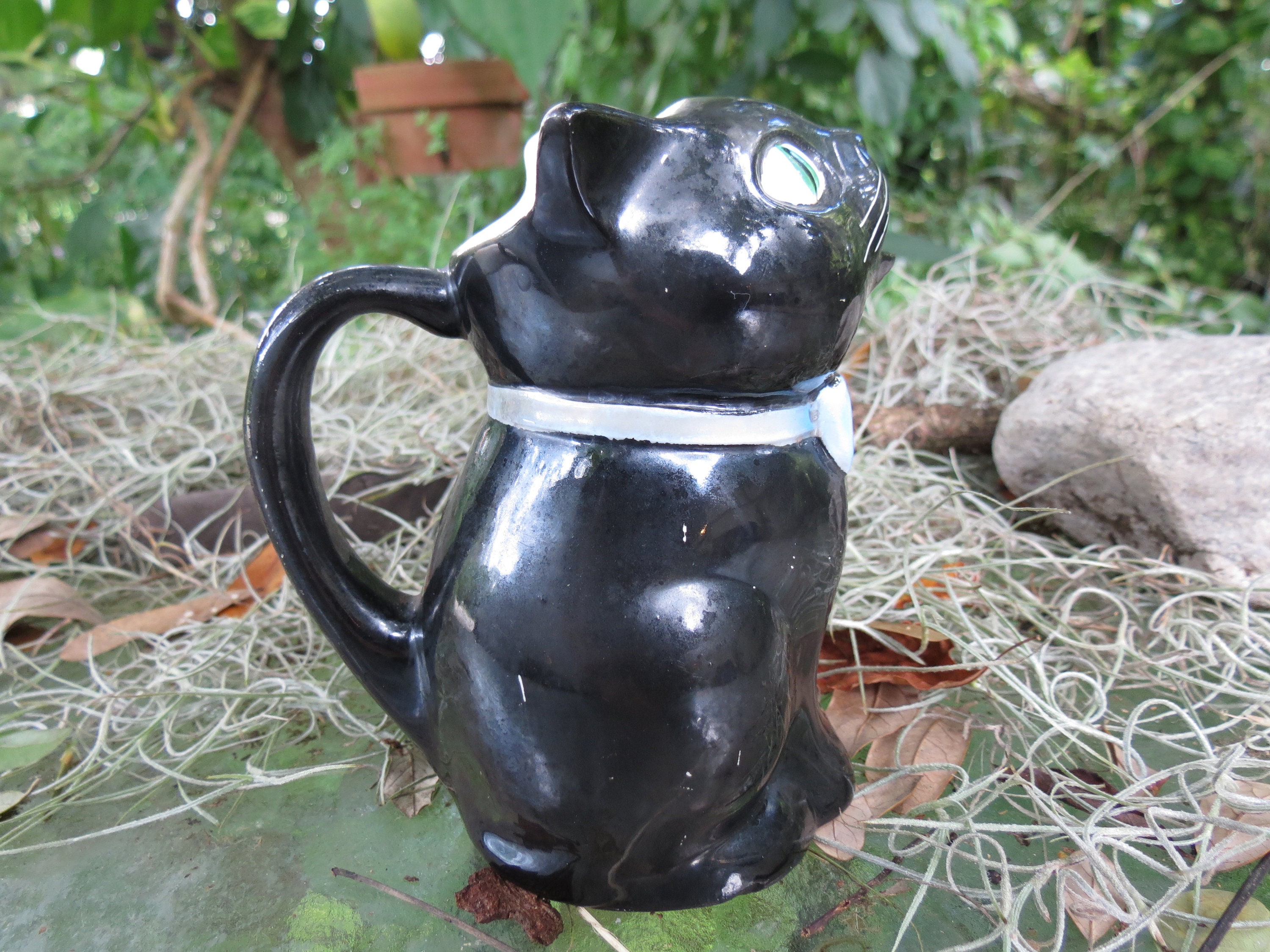 Black Cat Creamer German Cream Pitcher Erphila | Etsy