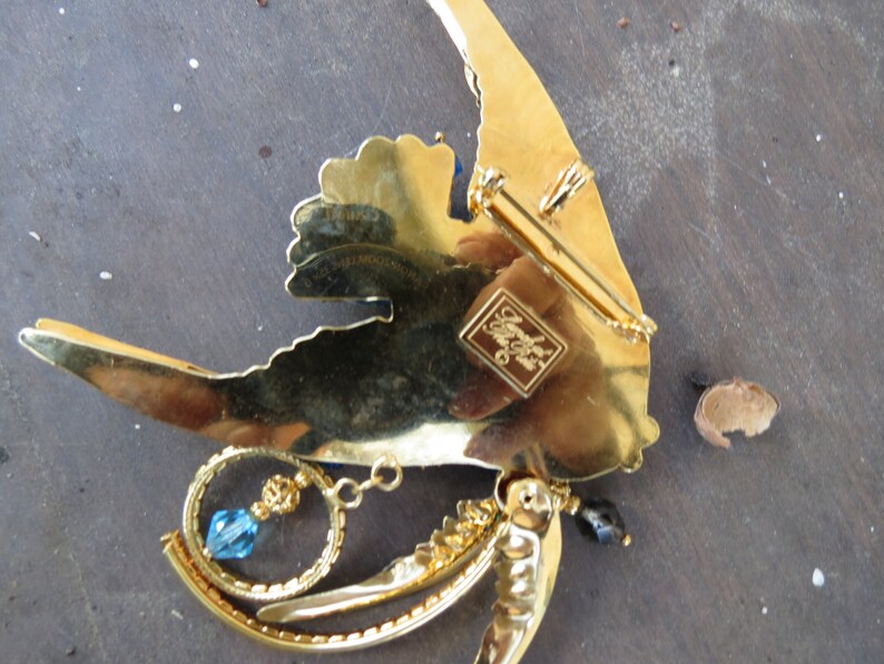 Lunch at the Ritz Angelfish Brooch LATR Enamel Angel Fish | Etsy