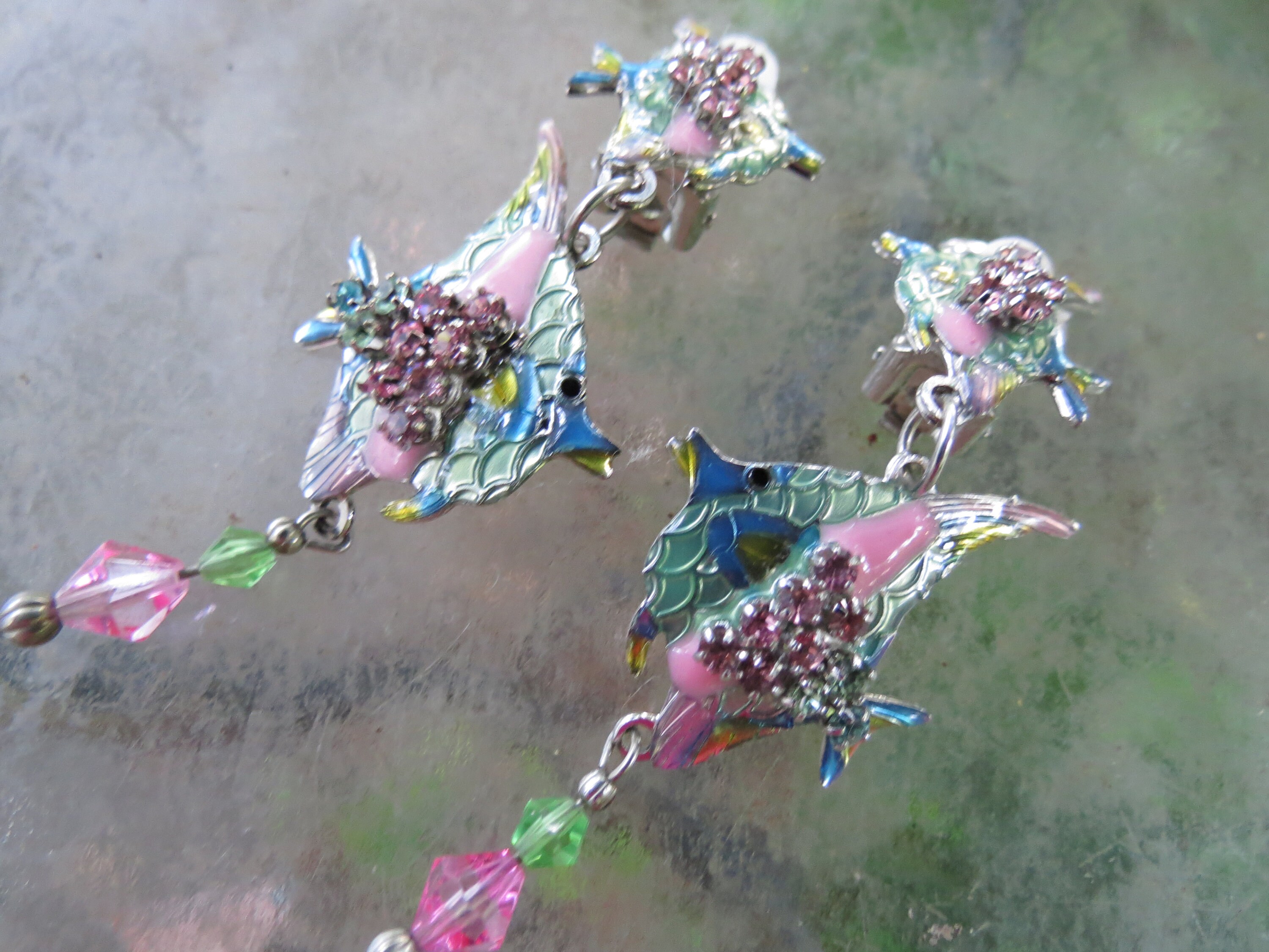 Lunch at the Ritz Fish Earrings LATR Angel Fish Earring | Etsy