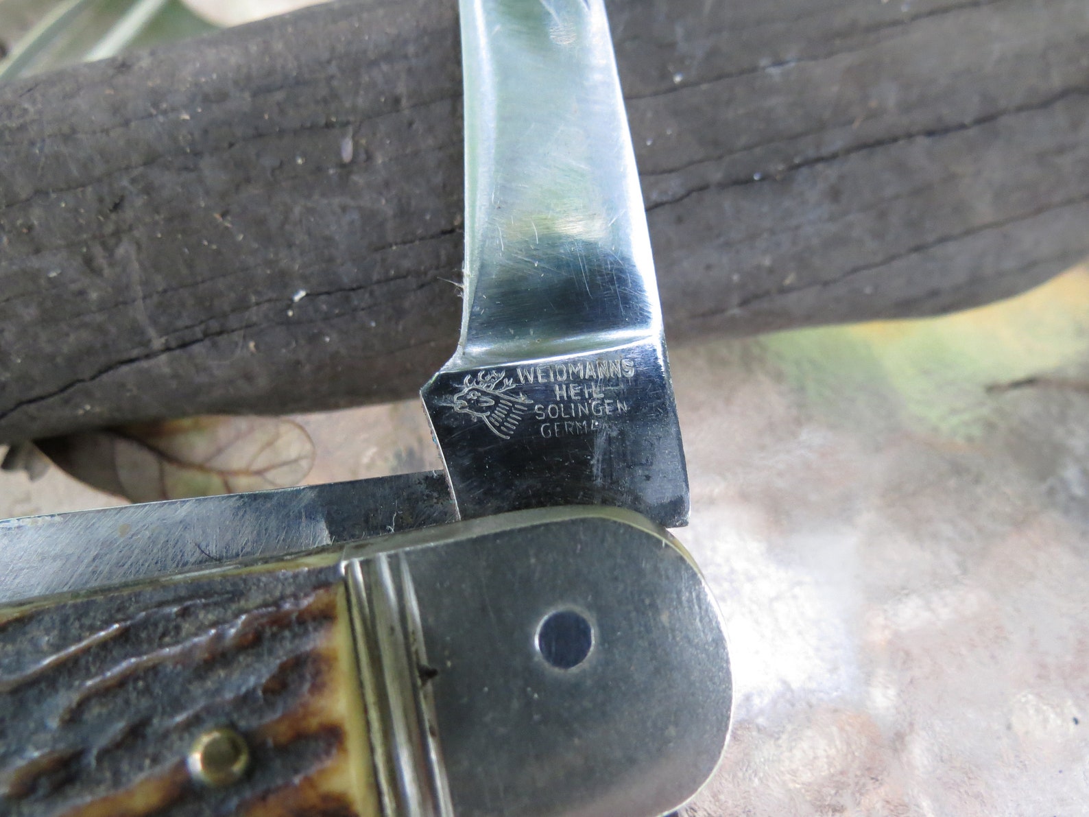 Weidmannsheil Stag Multi Blade Utility Knife Old Stag Handle | Etsy