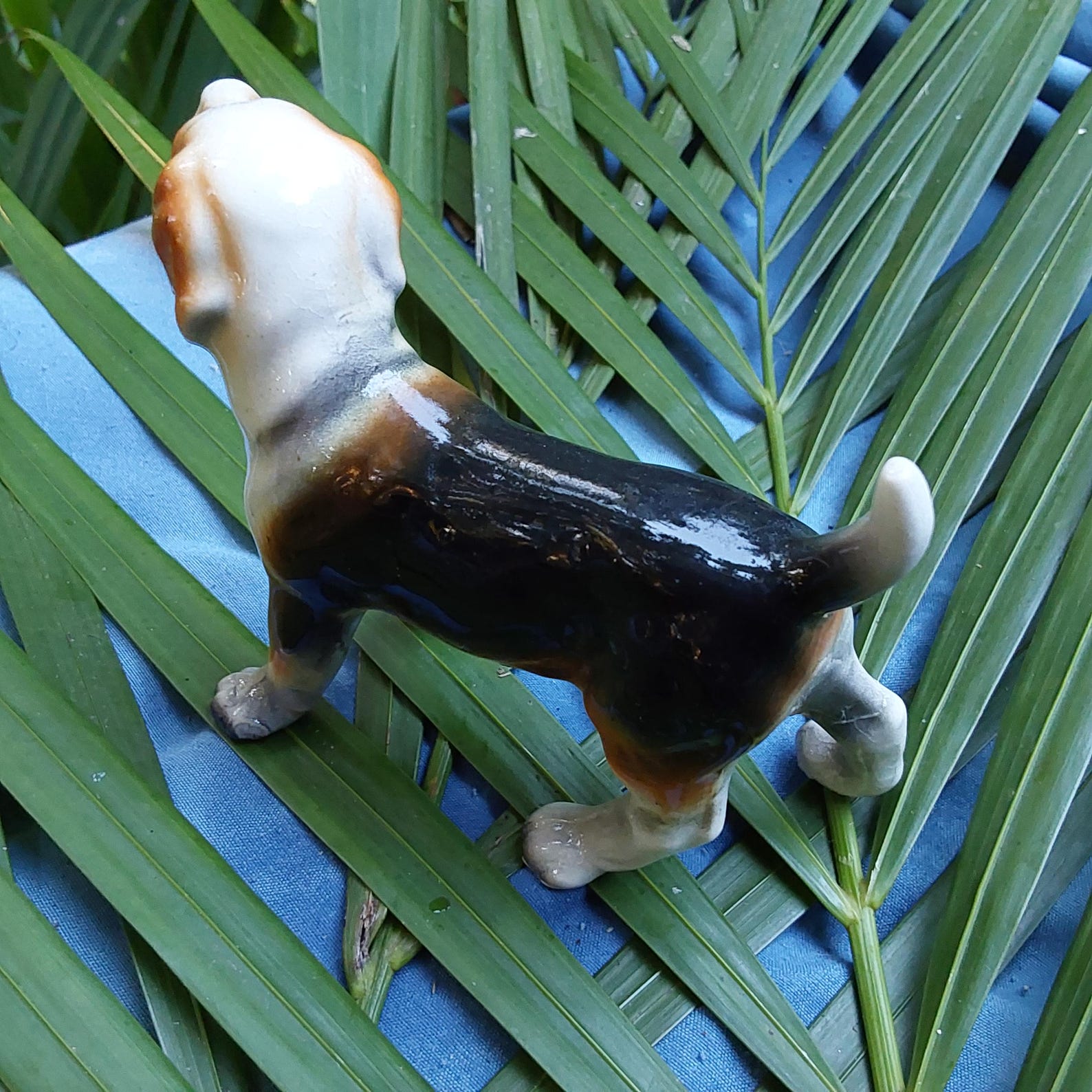 Vintage Ceramic Beagle Figurine - 1950s Dog Statue - Made in Japan - Etsy
