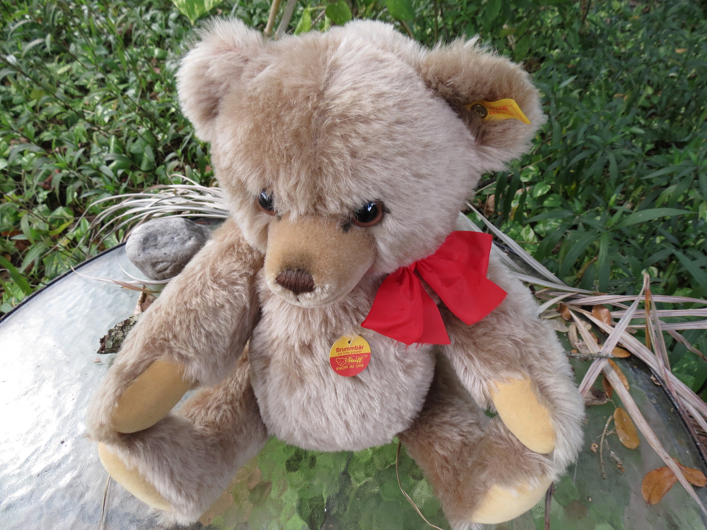 Steiff brummbar Mohair Bear Fully Jointed Big | Etsy