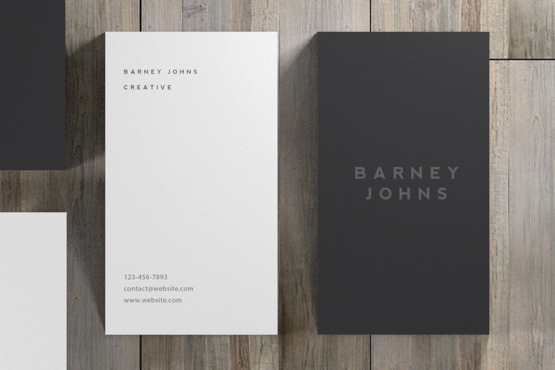 Modern Business Card Template, Avery Business Cards - Etsy