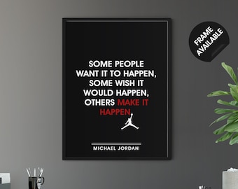 Michael Jordan Quote Poster - Etsy