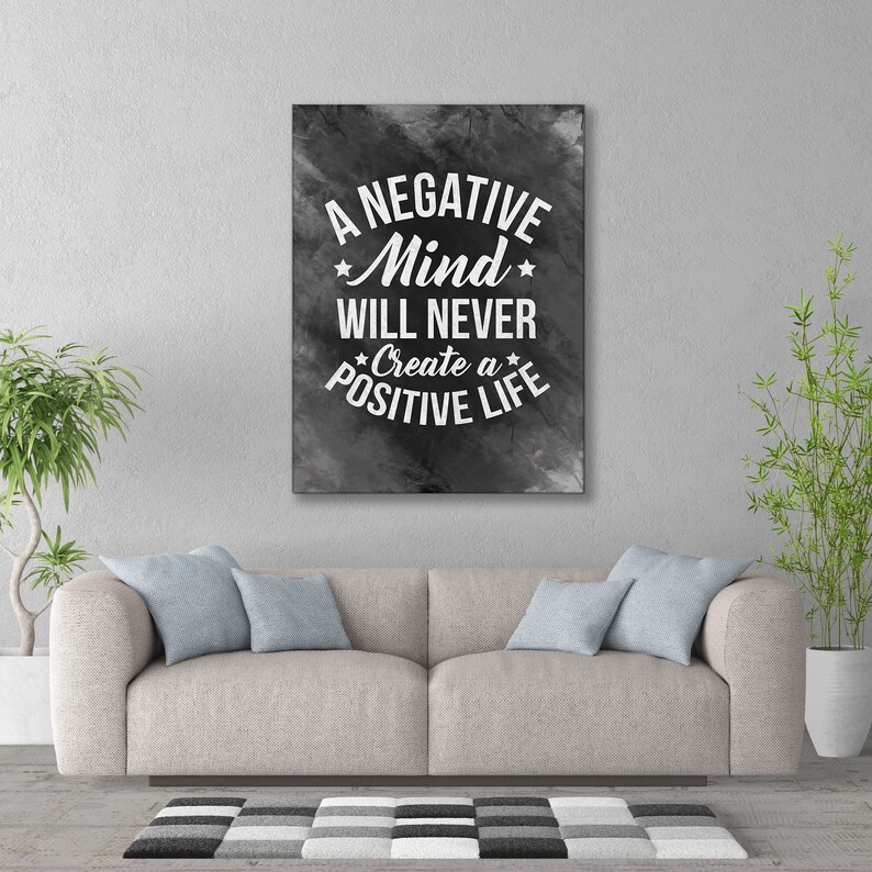 Motivational Wall Decor Canvas Print Home Office Decor | Etsy