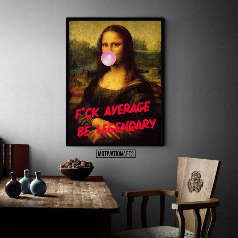 Mona Lisa Altered Renaissance Art Home Office Eclectic Decor - Etsy