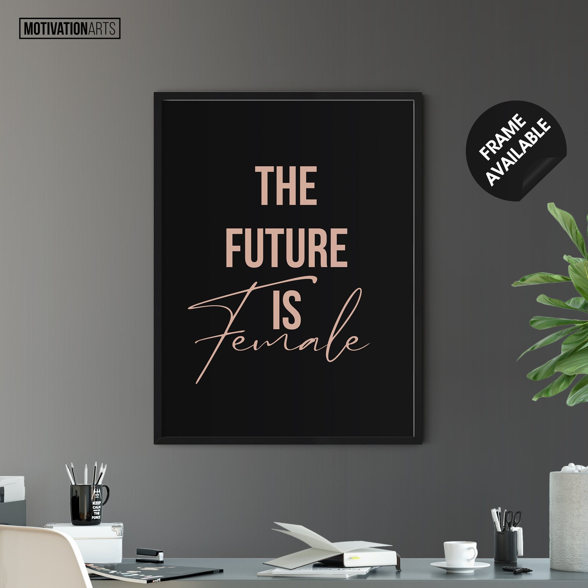 The Future is Female Poster Feminist Art Women Empowerment - Etsy