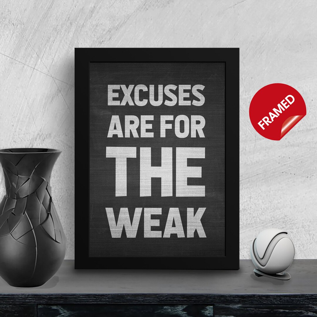 Inspirational Wall Art GYM Quotes Motivational Wall Decor - Etsy