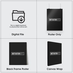 Don't Stop Working for It Motivational Quotes Poster - Etsy