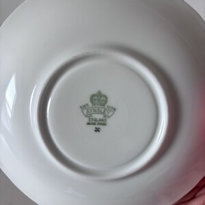 Gorgeous Vintage Ansley Tea Cup and Saucer. Beautiful Floral Pattern ...