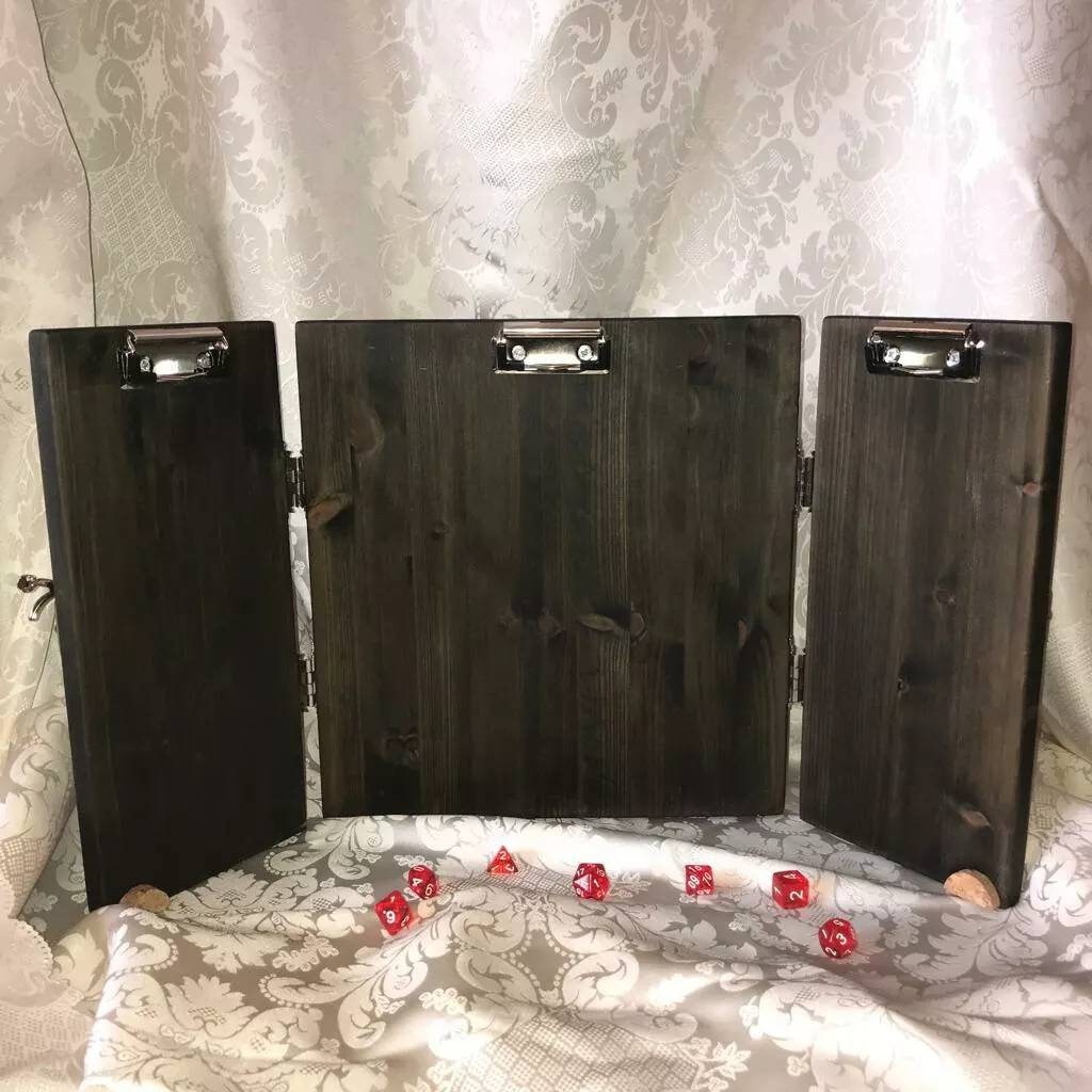 RPG Screen Dark Stain Solid Handmade 3 Sizes for Dungeon - Etsy UK
