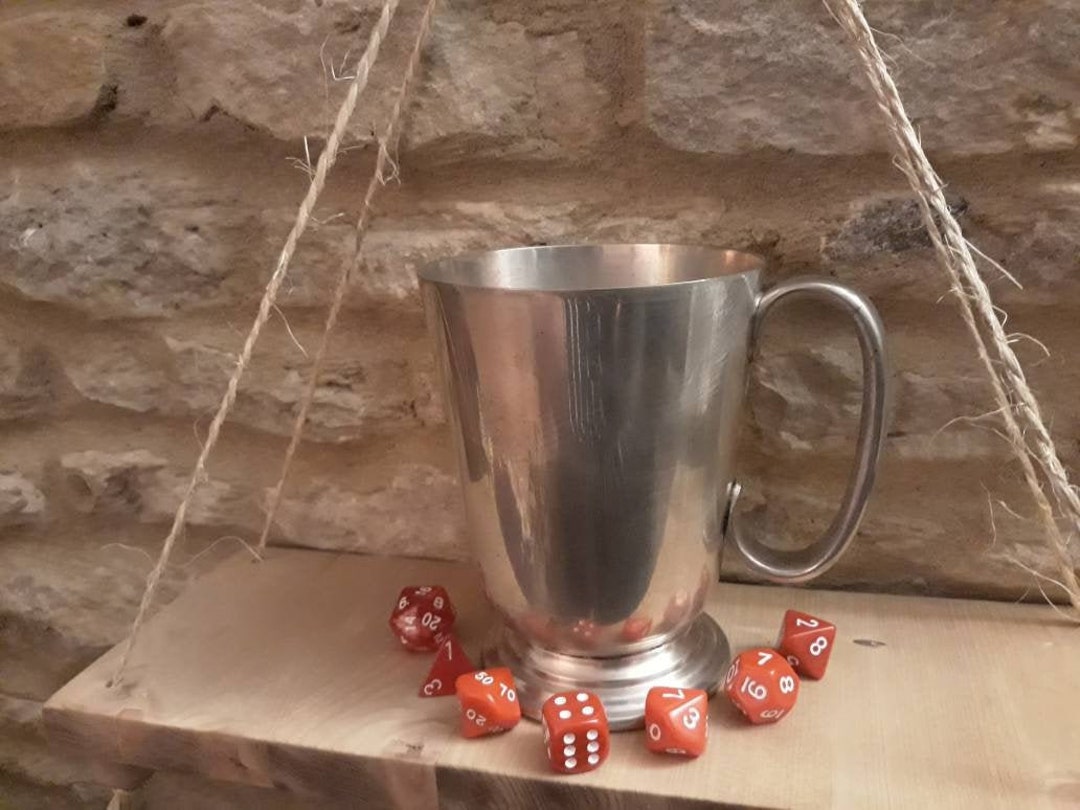 Vintage Silver Tankard Dnd5e Dungeons and Dragons RPG Perfect Gift - Etsy