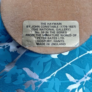 The Miniature World of Peter Bates Ltd 'the Haywain' by John Constable ...