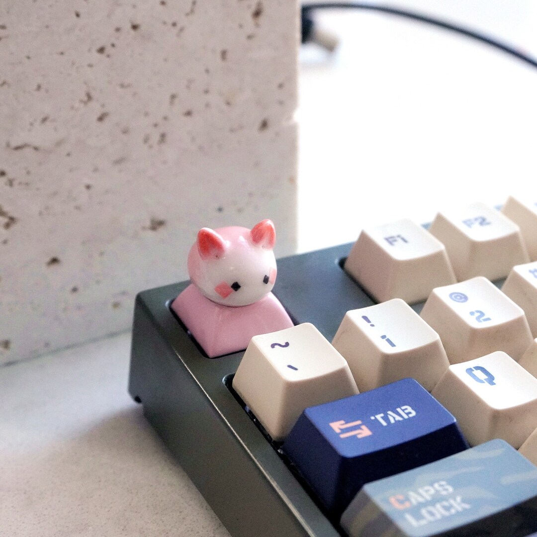Sky Cotl Bunny Keycap Mechanical Keyboard Caps Clay Gift for Friend ...