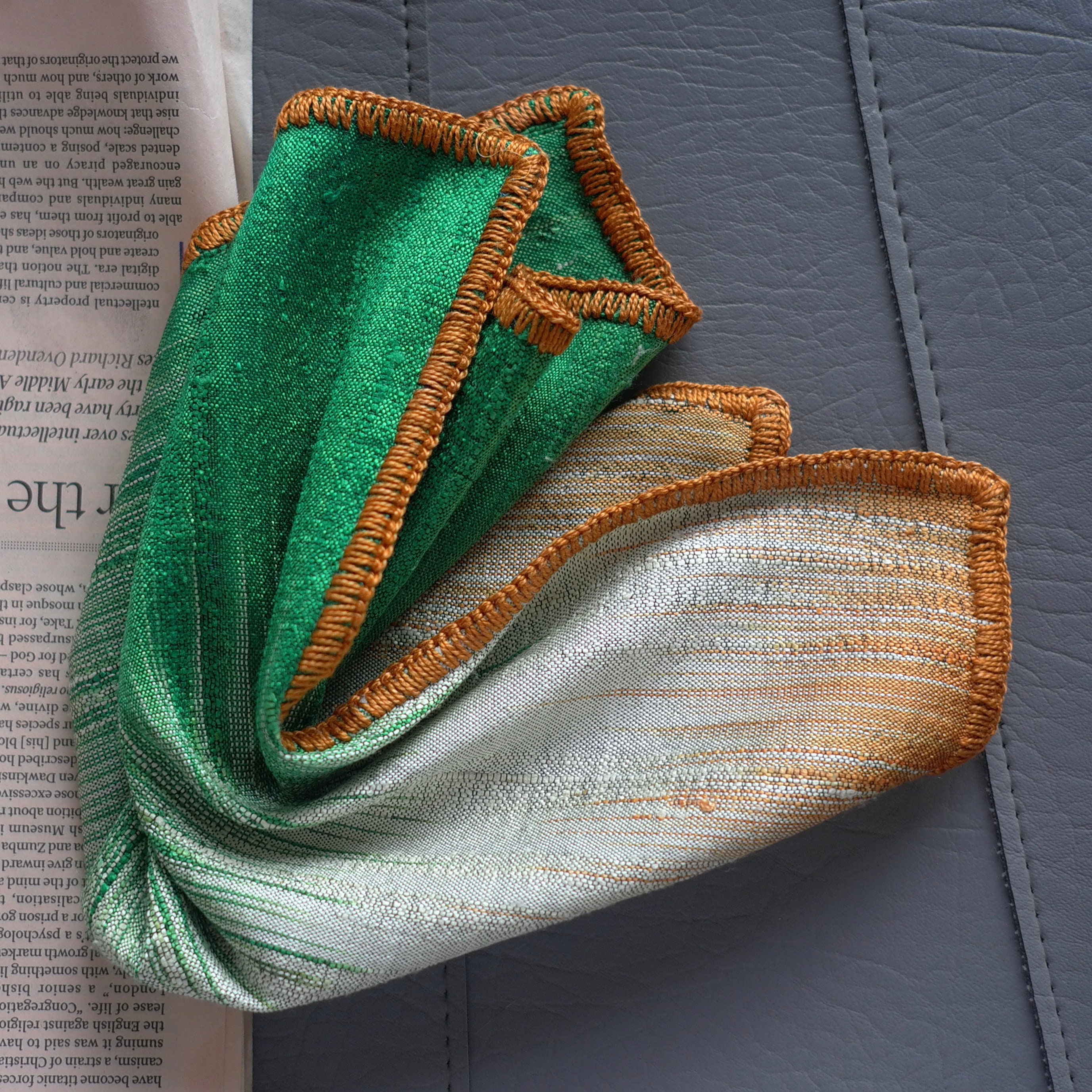 Luxury Handmade Pocket Square / Handkerchief einstecktuch in - Etsy