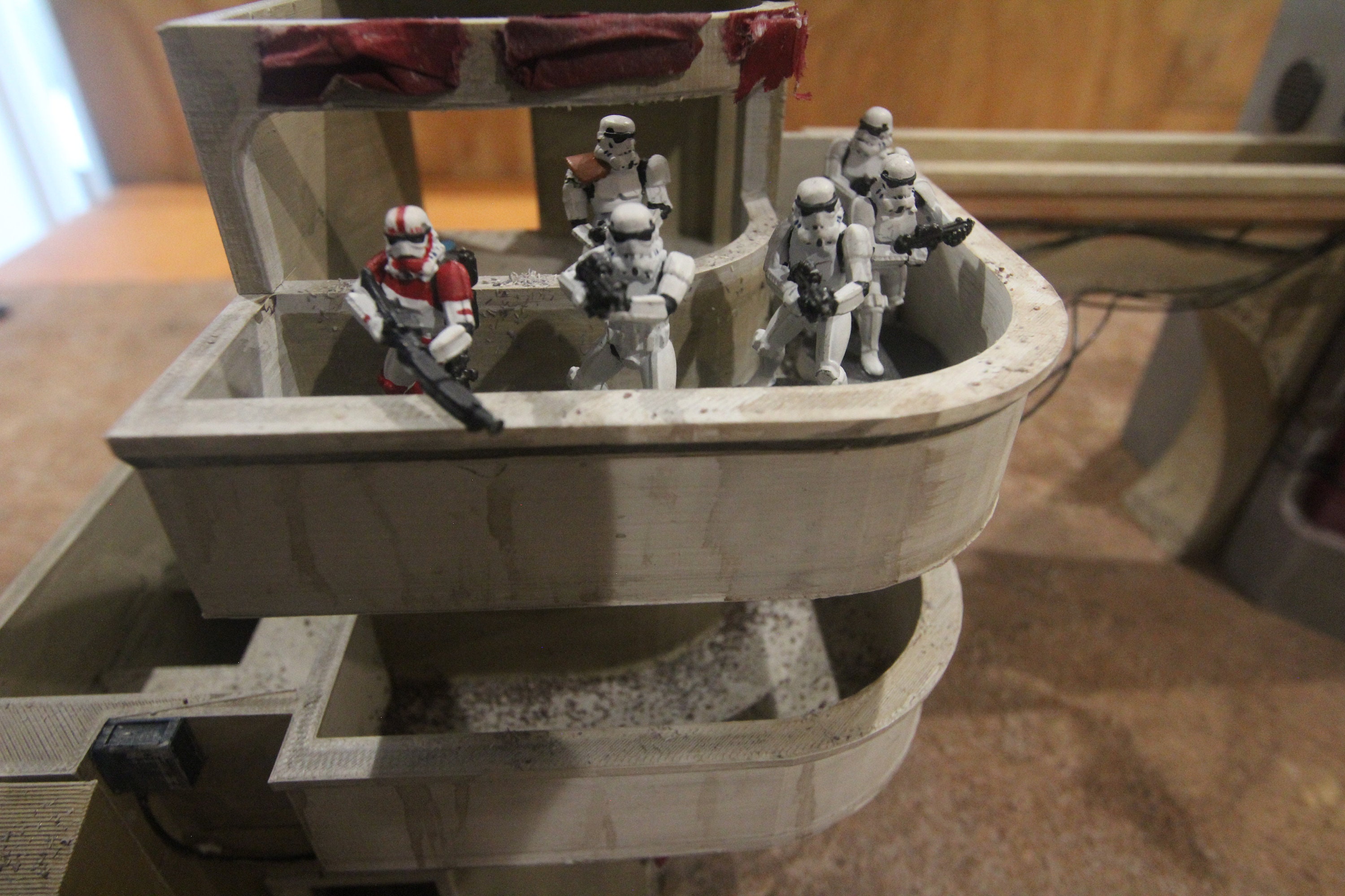 Star Wars Legion Terrain Balcony Building - Etsy
