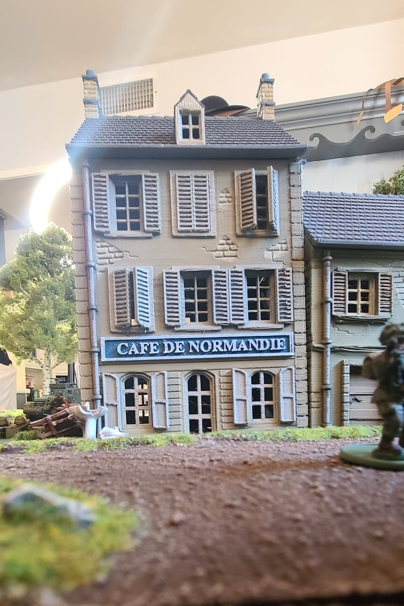 Bolt Action WW2 Terrain Cafe De Normandie (normandie) - Etsy