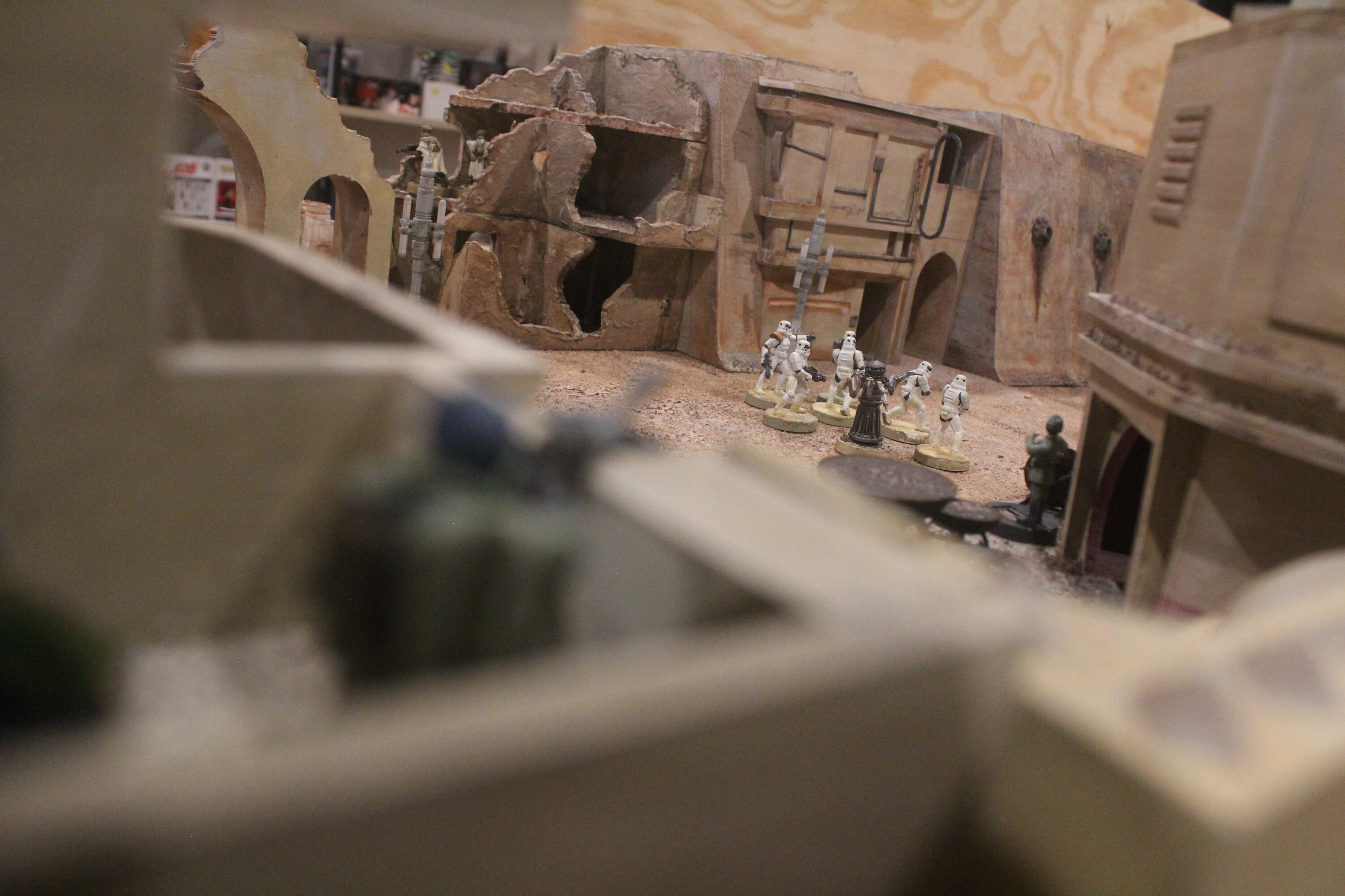 Star Wars Legion Terrain Storefront and Sim Sloped Building | Etsy