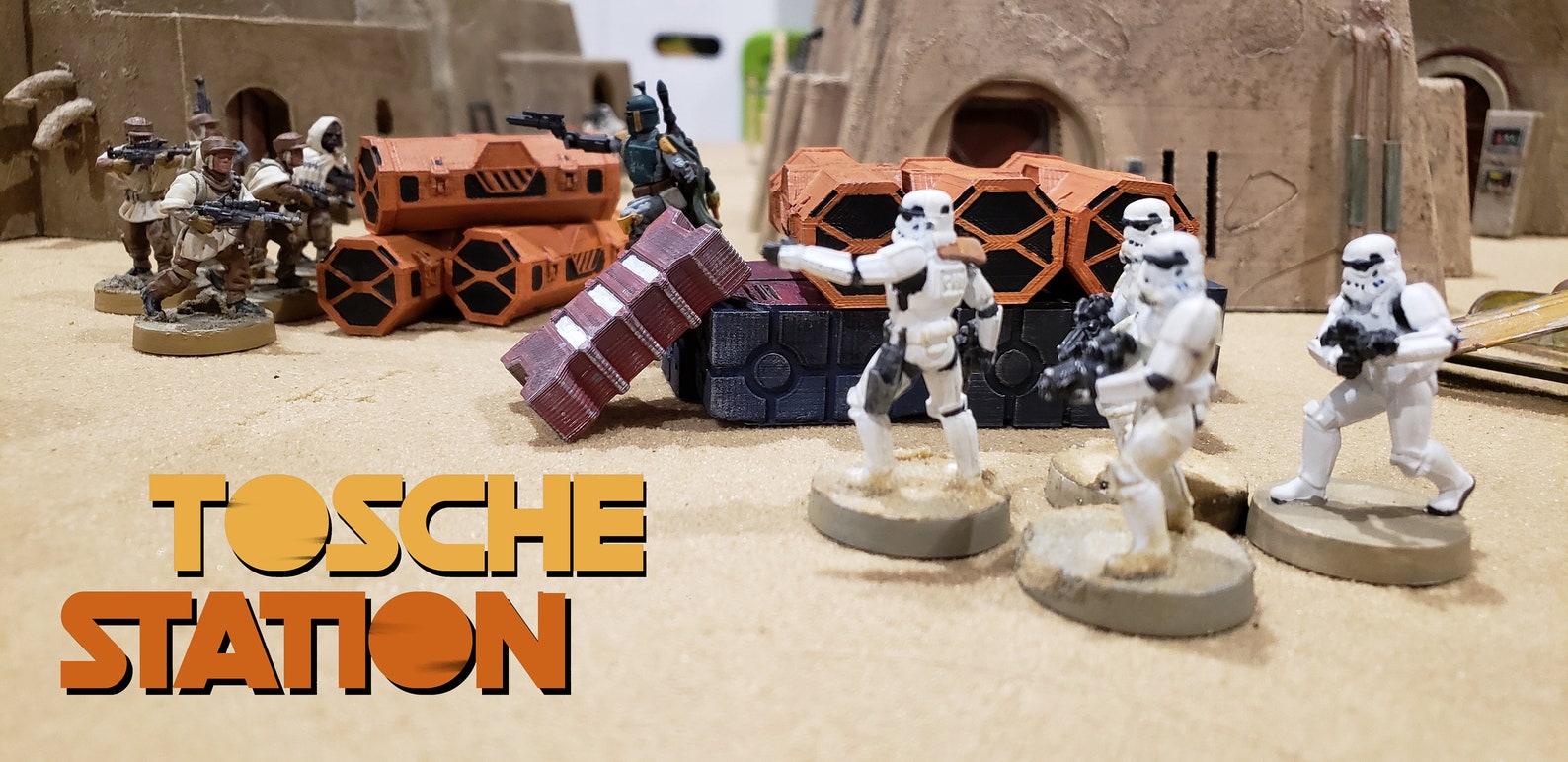 Star Wars Legion Terrain - Tosche Station 3 Kyber Crystal Containers ...