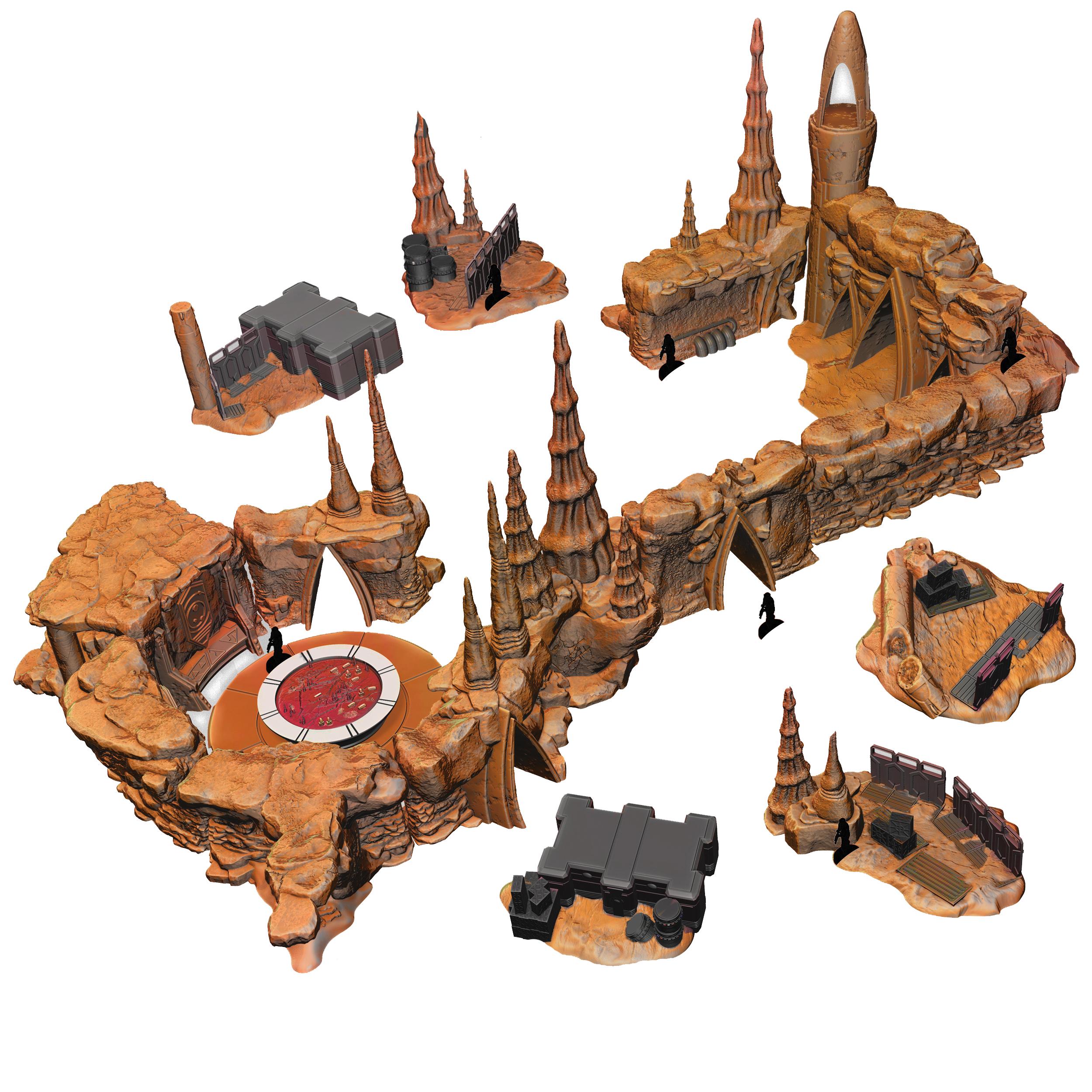 Star Wars Legion & Shatterpoint - Geonosis Terrain - Etsy